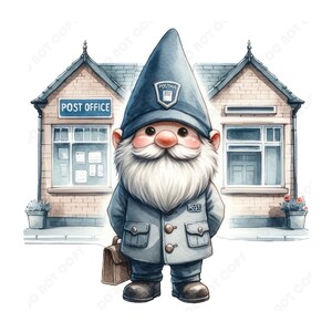 Postman Gnome, Postal Worker, Loverly Gnome, Gnome Gifte, Gnome Artful ...