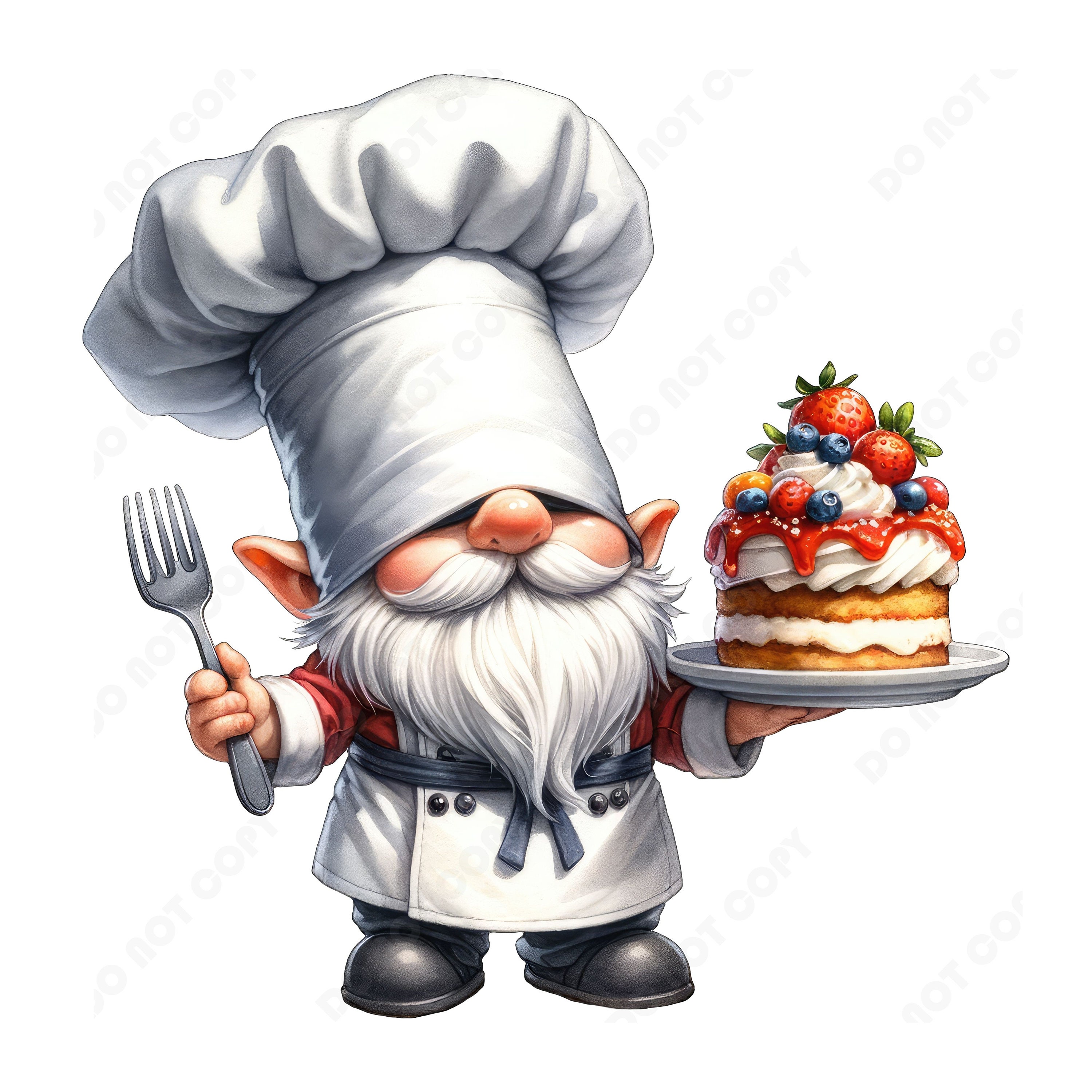 Pastry Chef Gnome, Baker Gnomes, Loverly Gnome, Gnome Gifte, Gnome ...