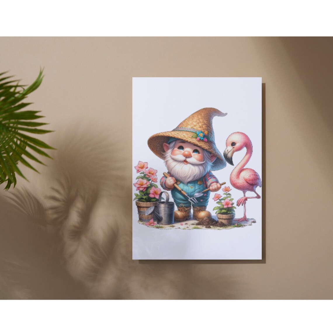 Gnome Flamingo, Cute Flamingo, Gnome Garden, Spring Gnome, Gnome ...