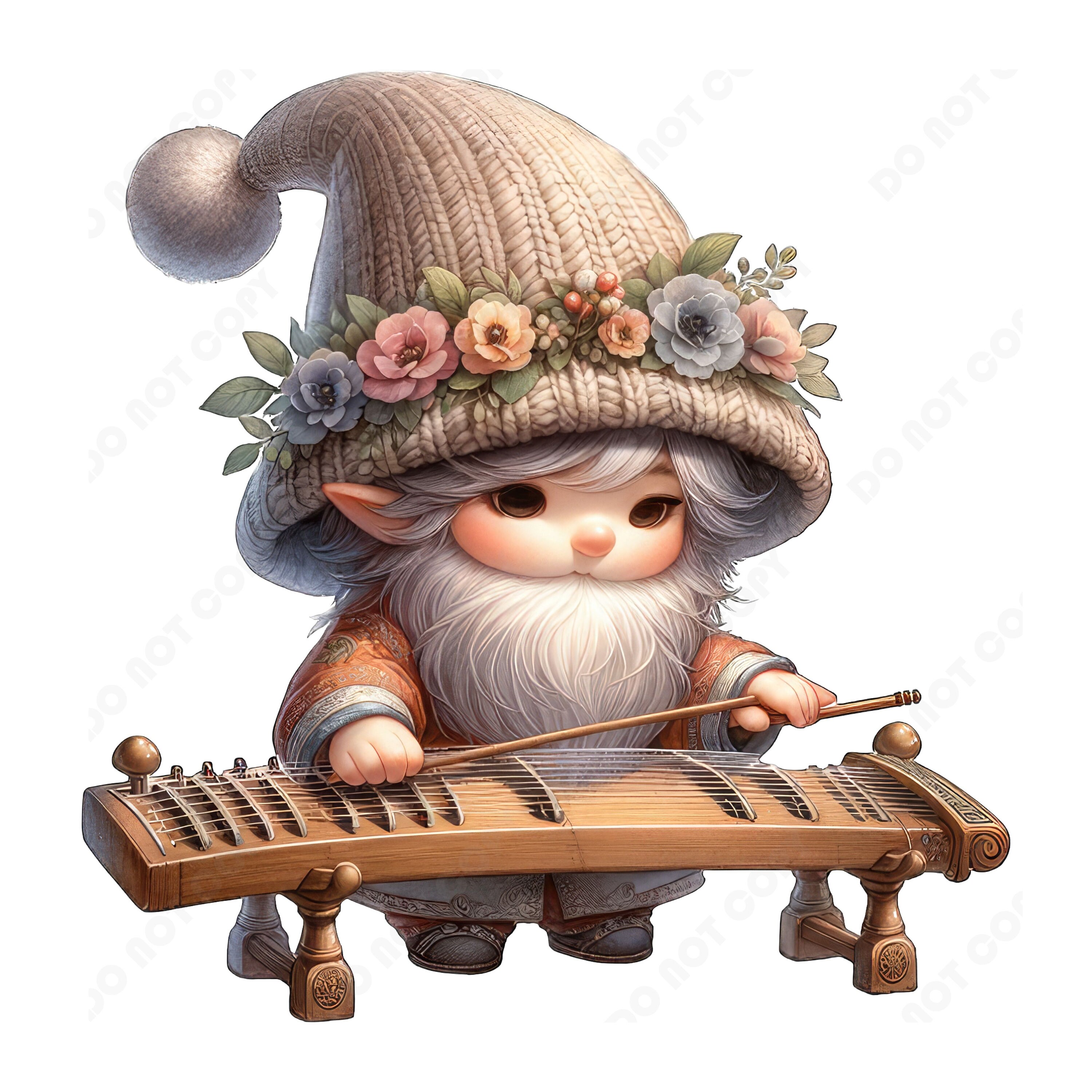 Musician Gnome(2),musical Instruments, Loverly Gnome, Gnome Gifte ...