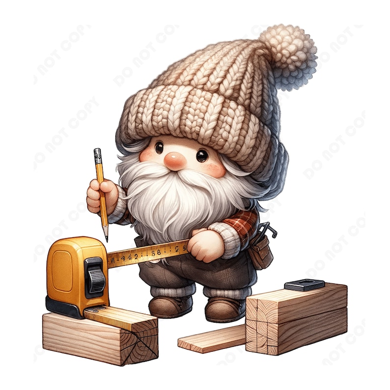 Carpenter Gnome,woodworker, Craftsman, Loverly Gnome, Gnome Gifte ...