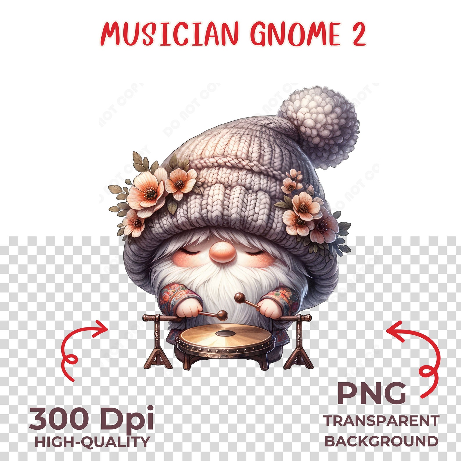 Musician Gnome(2),musical Instruments, Loverly Gnome, Gnome Gifte ...