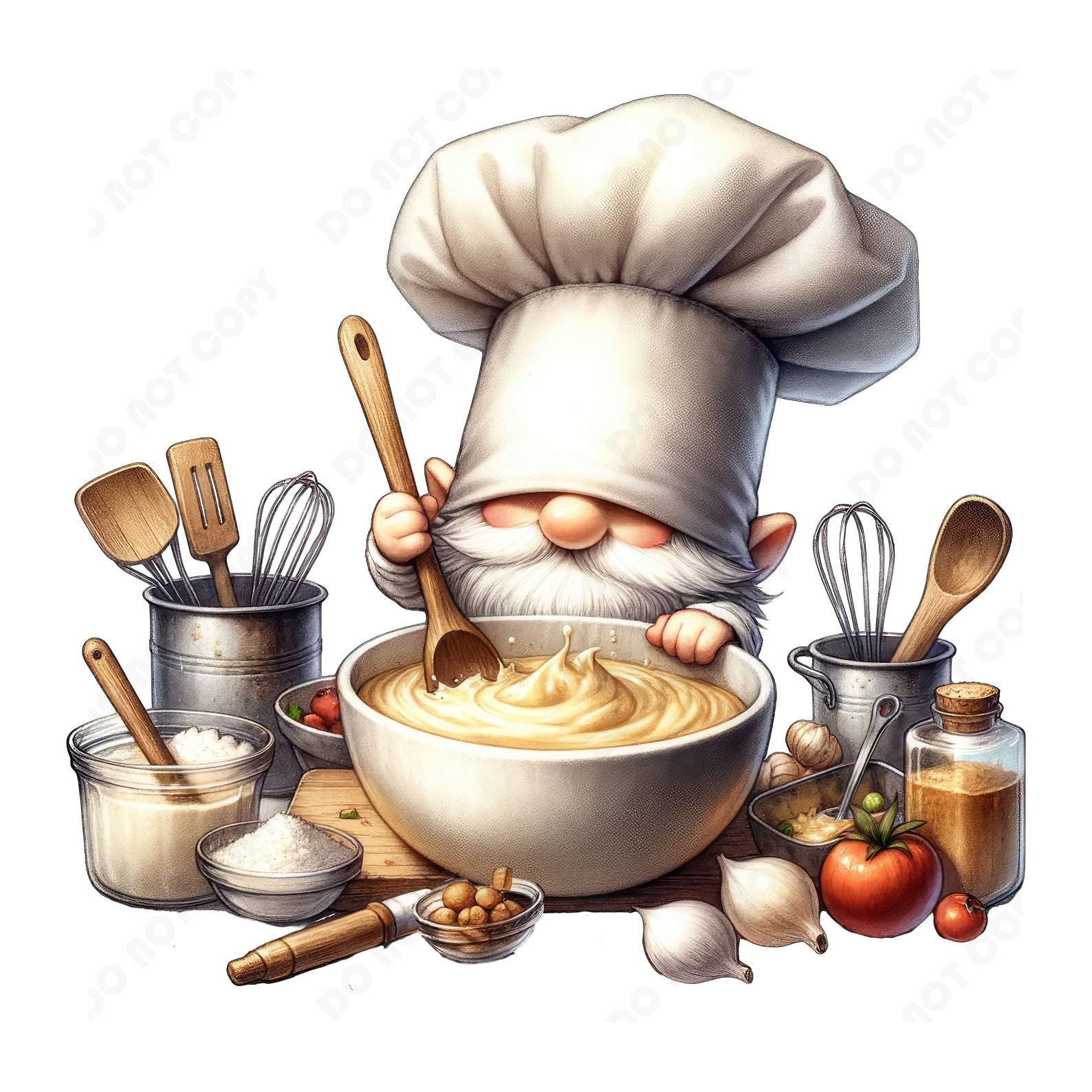 Pastry Chef Gnome, Baker Gnomes, Loverly Gnome, Gnome Gifte, Gnome ...