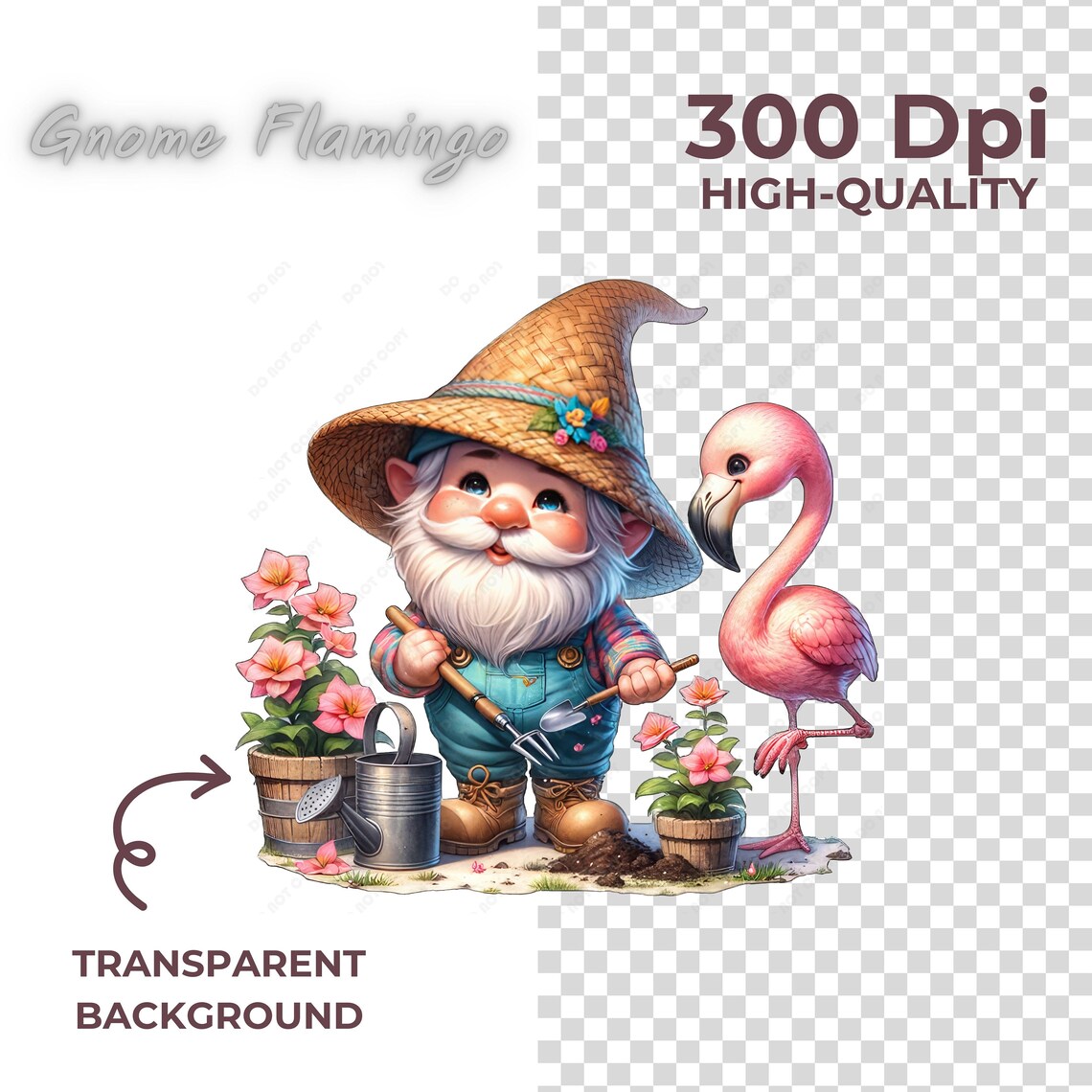 Gnome Flamingo, Cute Flamingo, Gnome Garden, Spring Gnome, Gnome ...