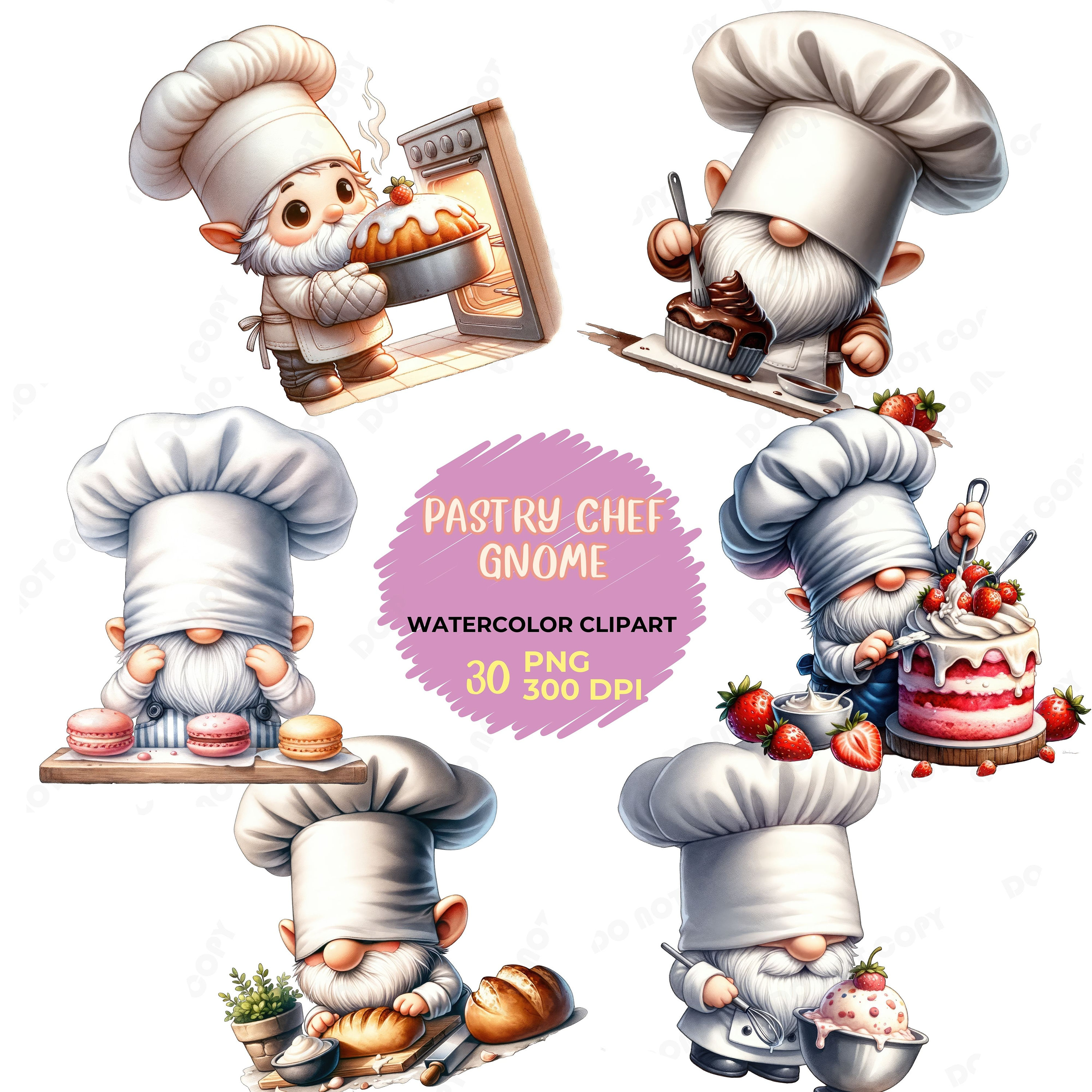 Pastry Chef Gnome, Baker Gnomes, Loverly Gnome, Gnome Gifte, Gnome ...