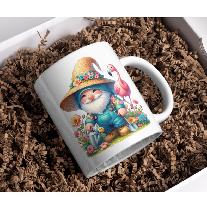 Gnome Flamingo, Cute Flamingo, Gnome Garden, Spring Gnome, Gnome ...