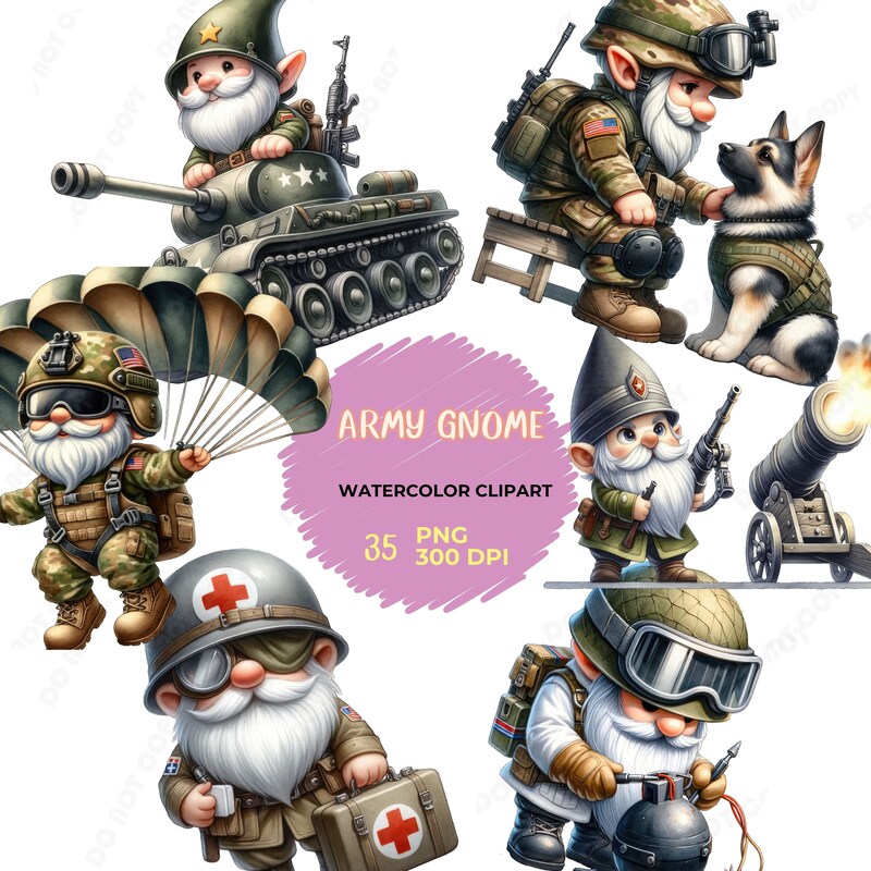Military Gnomes - Etsy