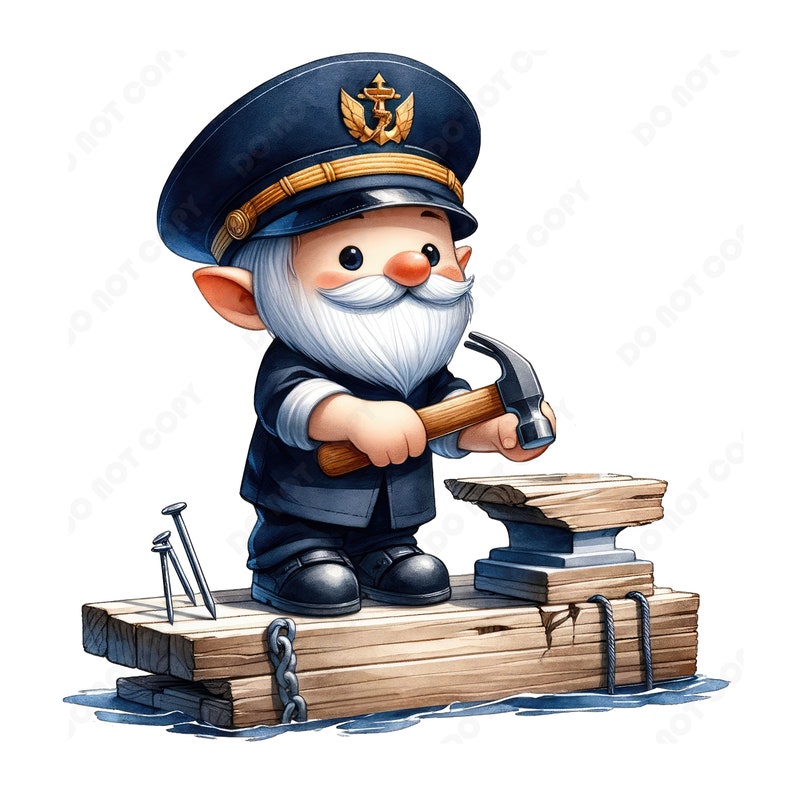 Navy Gnome, Sailor Gnome, Sea Warrior ,loverly Gnome, Gnome Gifte ...