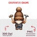 Carpenter Gnome,woodworker, Craftsman, Loverly Gnome, Gnome Gifte ...