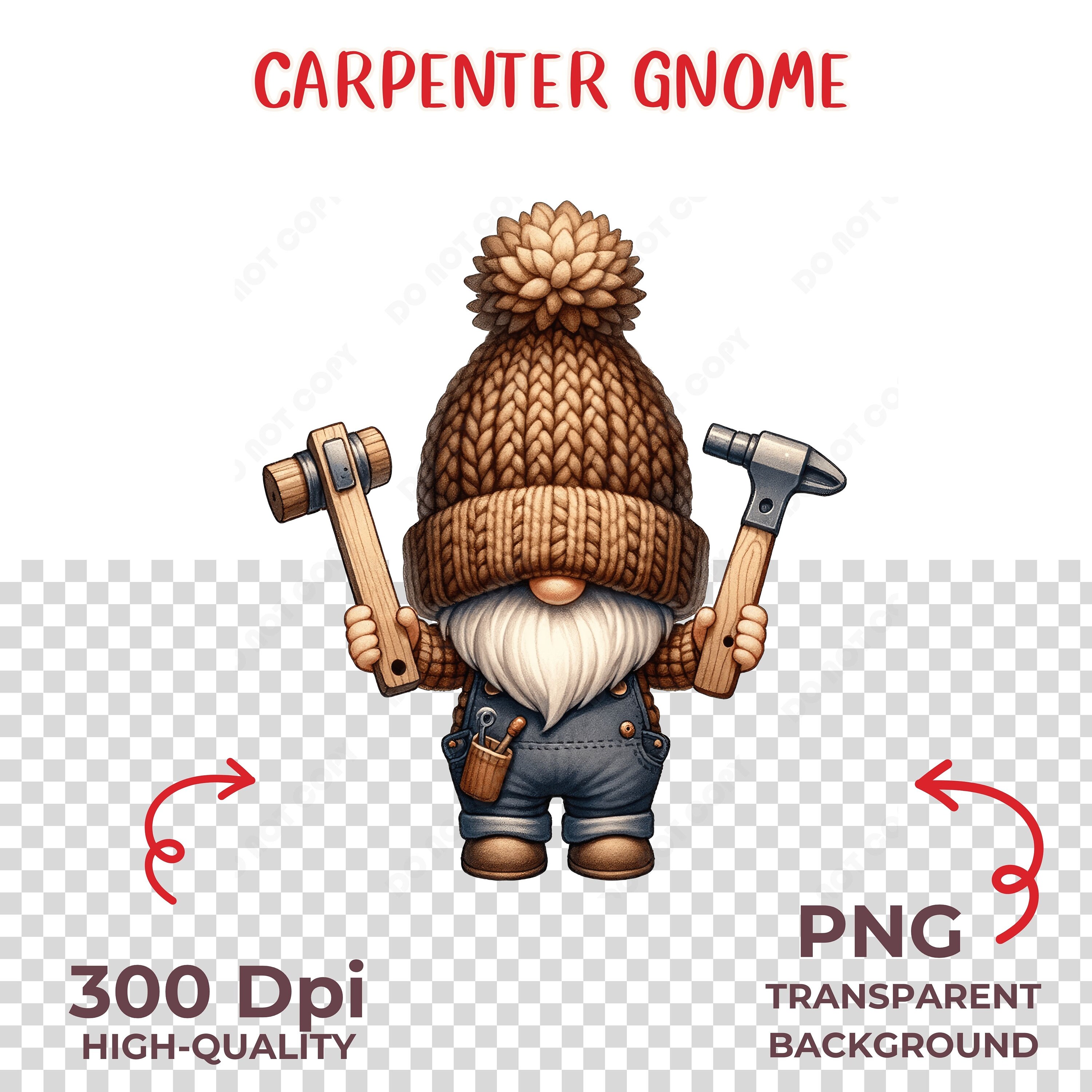 Carpenter Gnome,woodworker, Craftsman, Loverly Gnome, Gnome Gifte ...