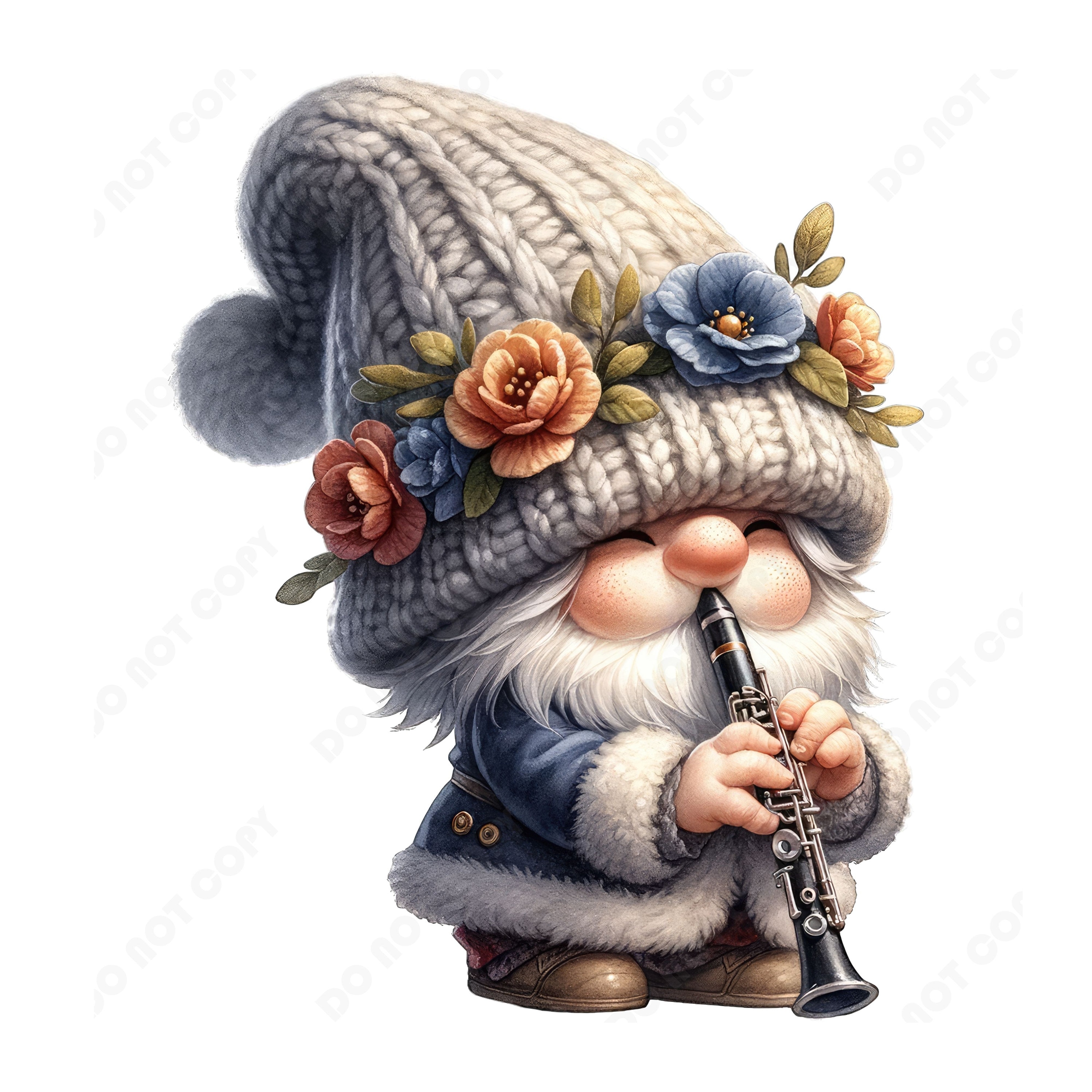 Musician Gnome set1 Musical Instruments Music Studio Watercolor Digital ...