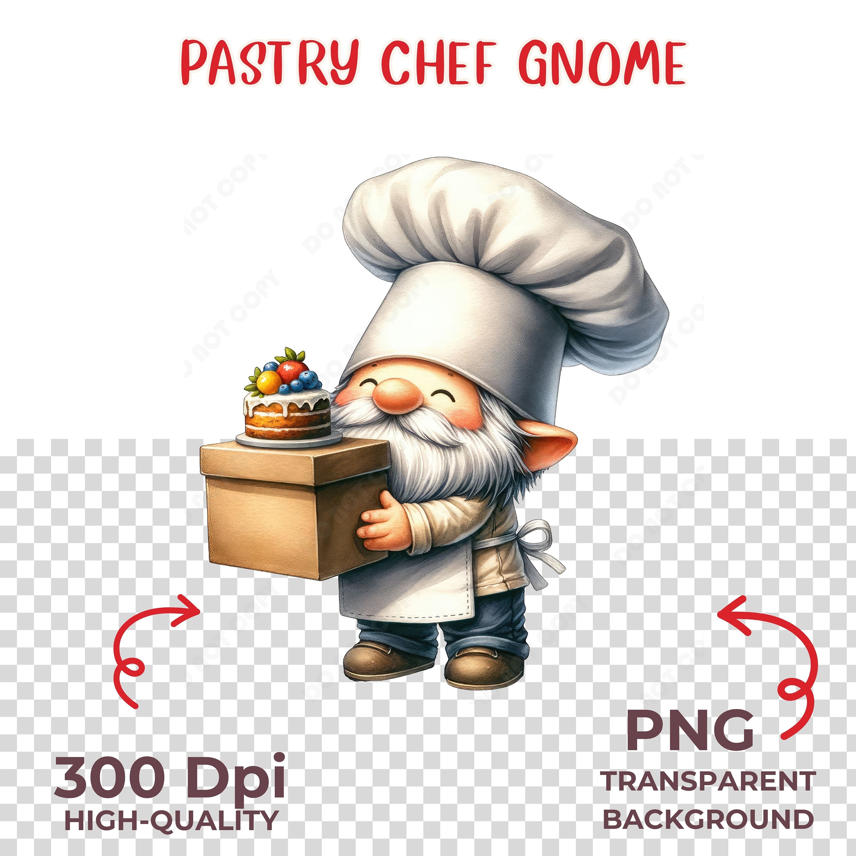 Pastry Chef Gnome, Baker Gnomes, Loverly Gnome, Gnome Gifte, Gnome ...