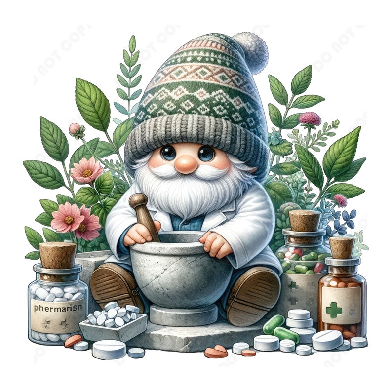 Pharmacist Gnome, Medicine, Drugstore, Loverly Gnome, Gnome Gifte ...