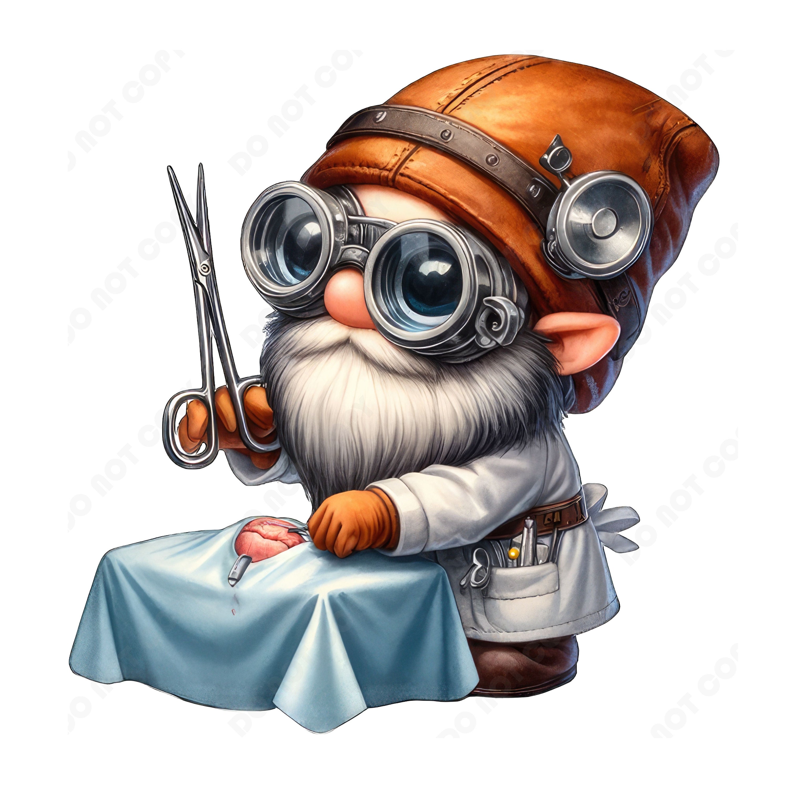 Doctor Gnome Healthcare Medical Hospital PNG Ambulance Watercolor ...