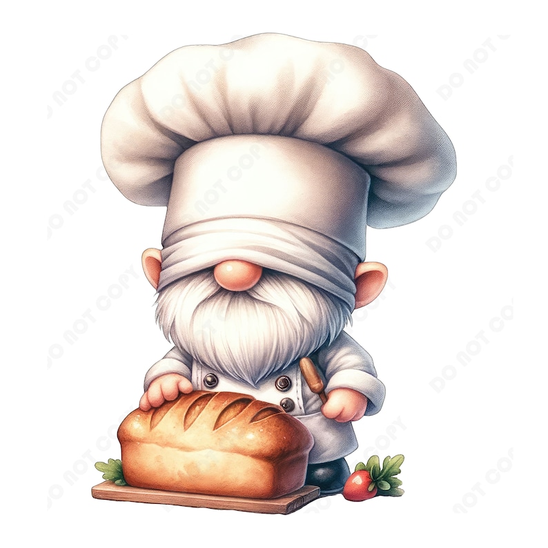 Pastry Chef Gnome, Baker Gnomes, Loverly Gnome, Gnome Gifte, Gnome ...