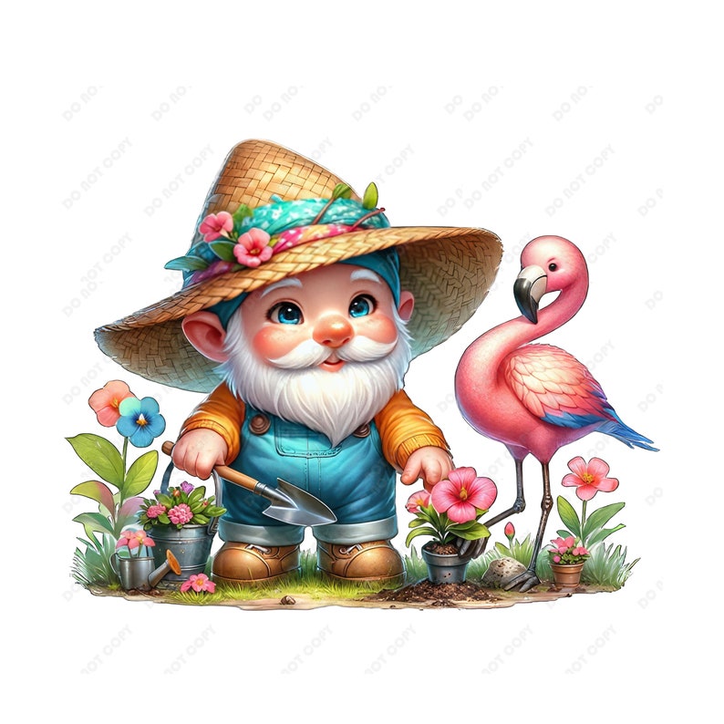 Gnome Flamingo, Cute Flamingo, Gnome Garden, Spring Gnome, Gnome ...