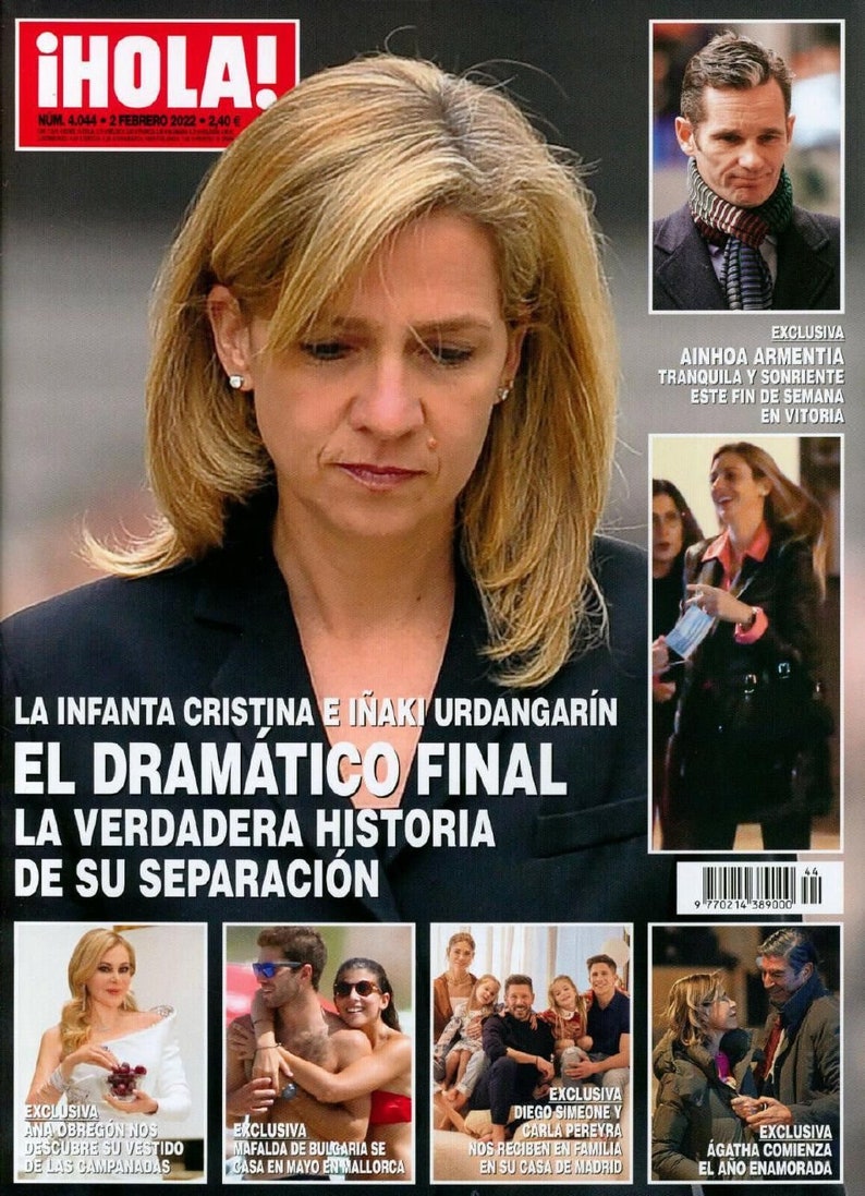 Hola Magazine Spain 2022 4044 Cristina - Etsy