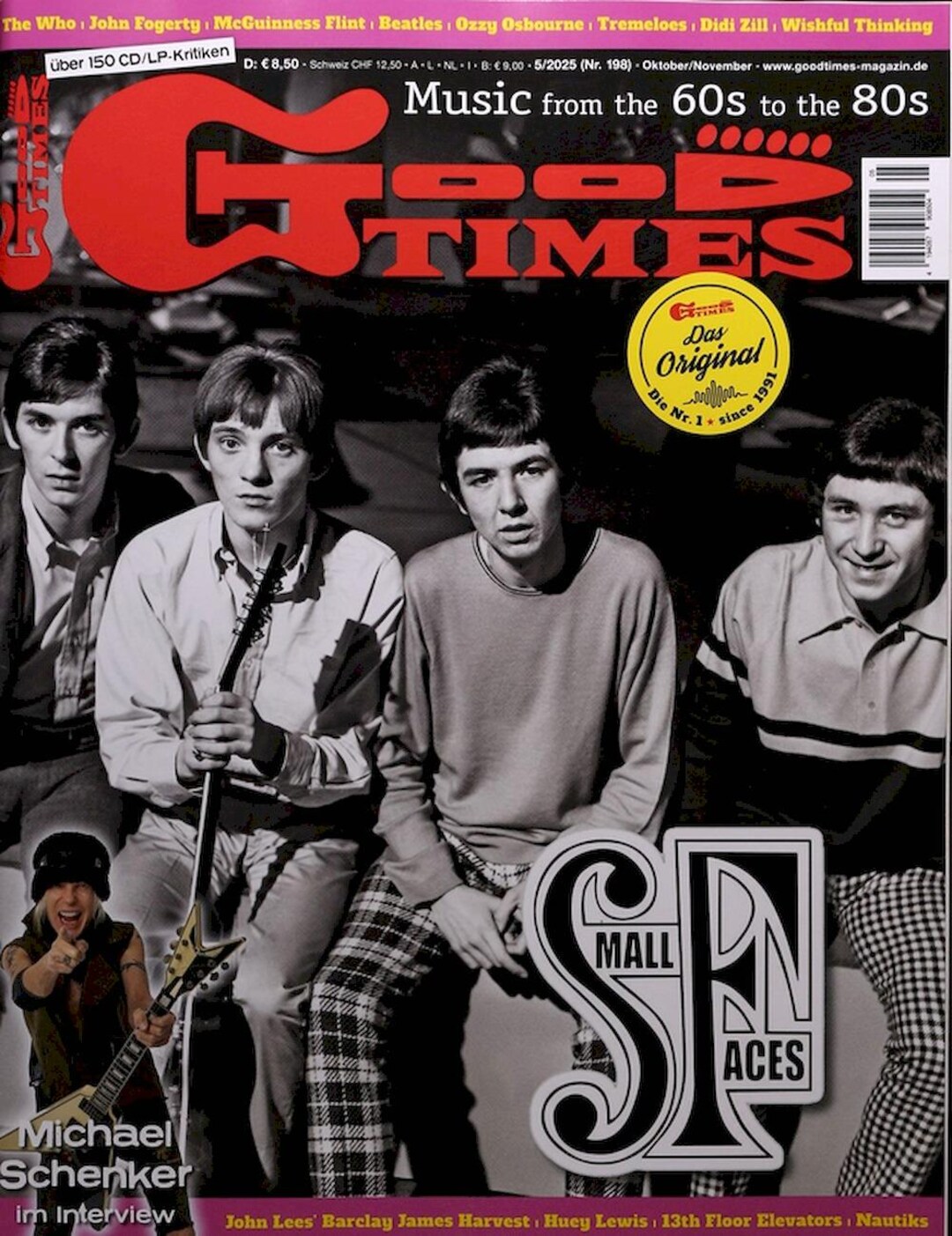 Good Times Magazine Germany 2025-05 Small Faces Michael Schenker ...