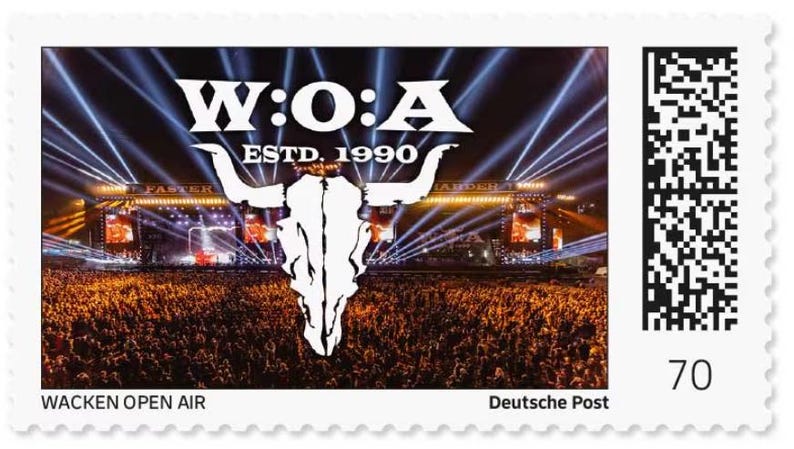 Wacken Open Air 1 Stamp Deutsche Post - Etsy