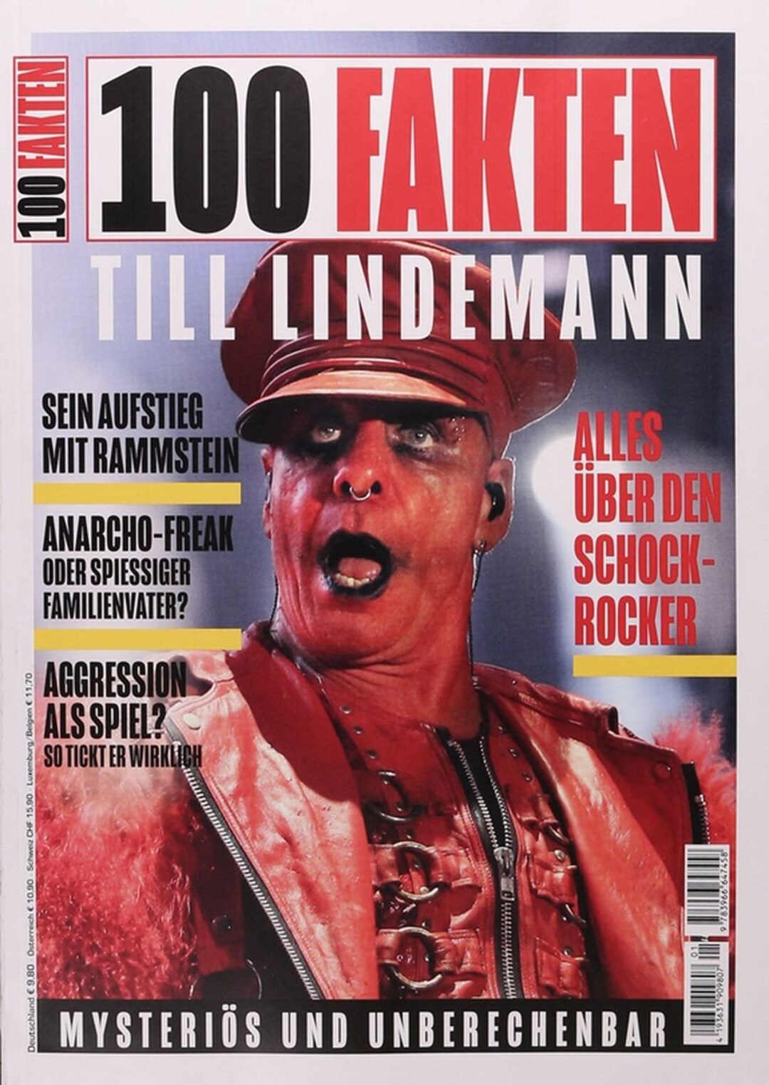 100 Facts Magazine Germany 2023 Till Lindemann - PRINTED - in Stock ...