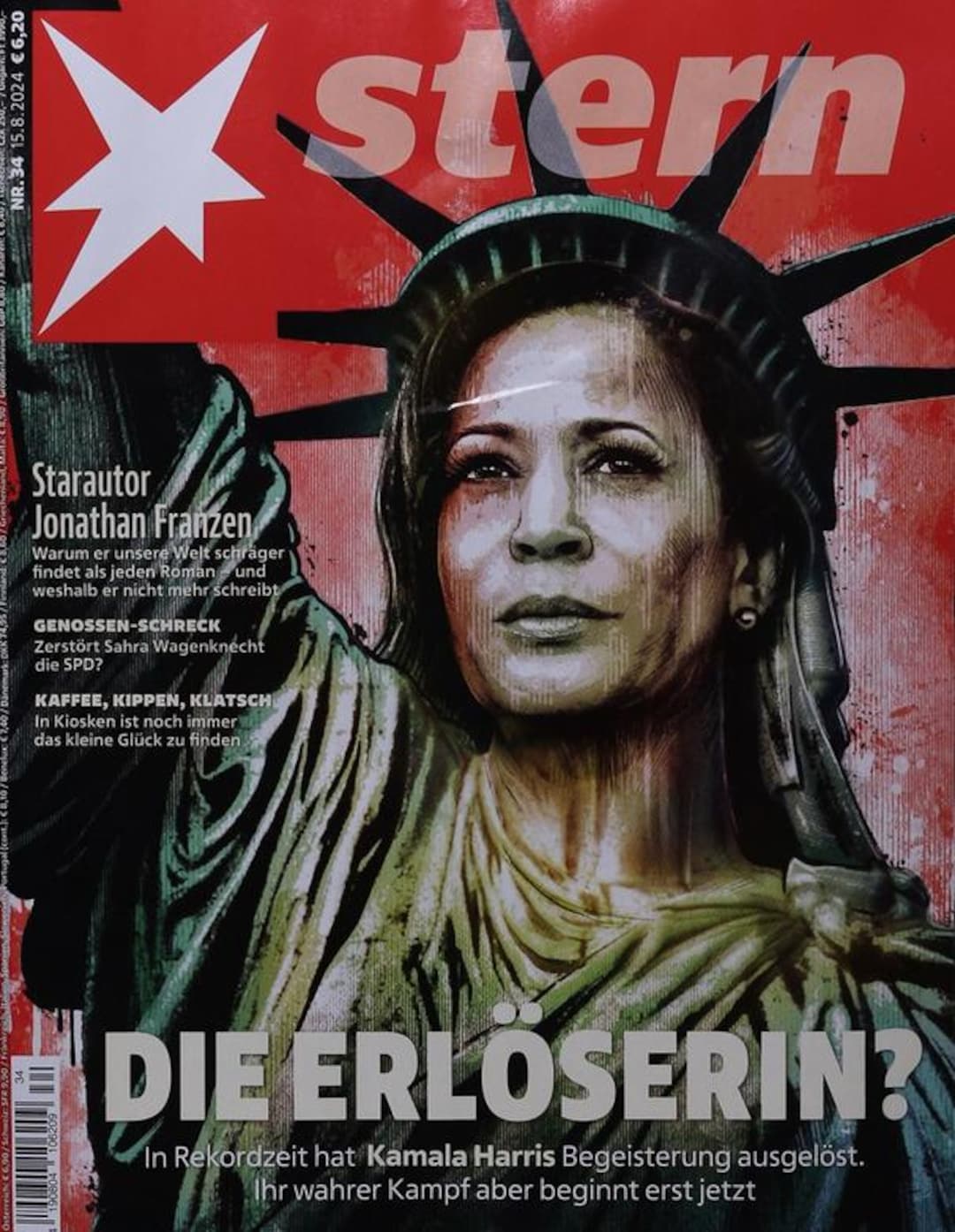 Stern Magazine Germany 2024-34 Kamala Harris - Etsy