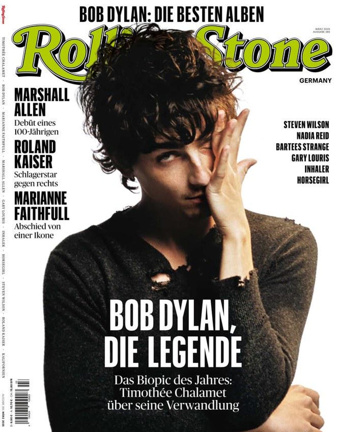 Rolling Stone Magazine Germany 2025-03 Timothee Chalamet Bob Dylan ...