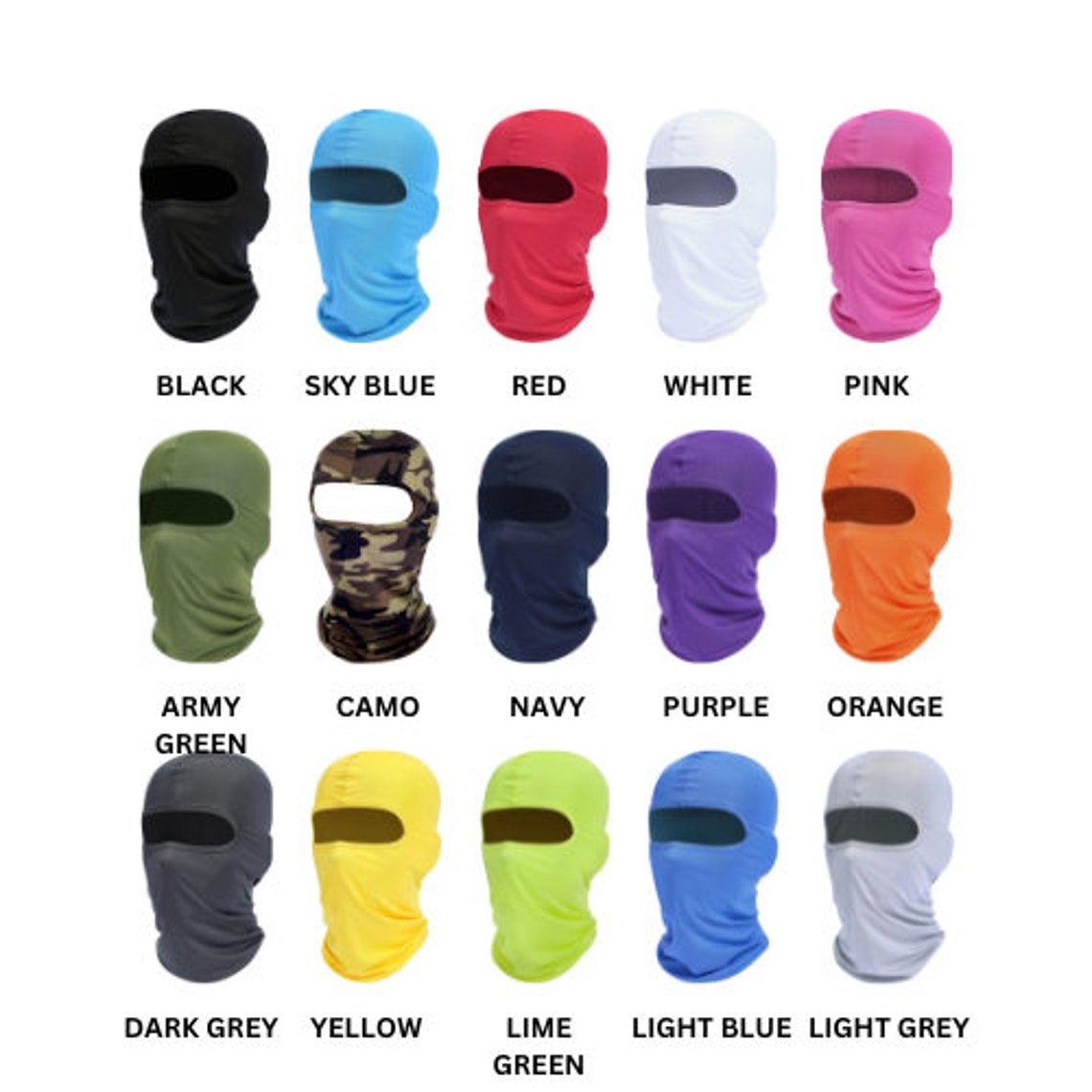 Custom Ski Mask, Custom Balaclava, Sheisty Mask, Ski Mask - Etsy