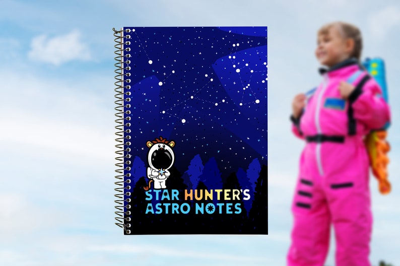 Star Hunters Astro Notes: Astronomy Notebook 60 Pages lined, Grid ...