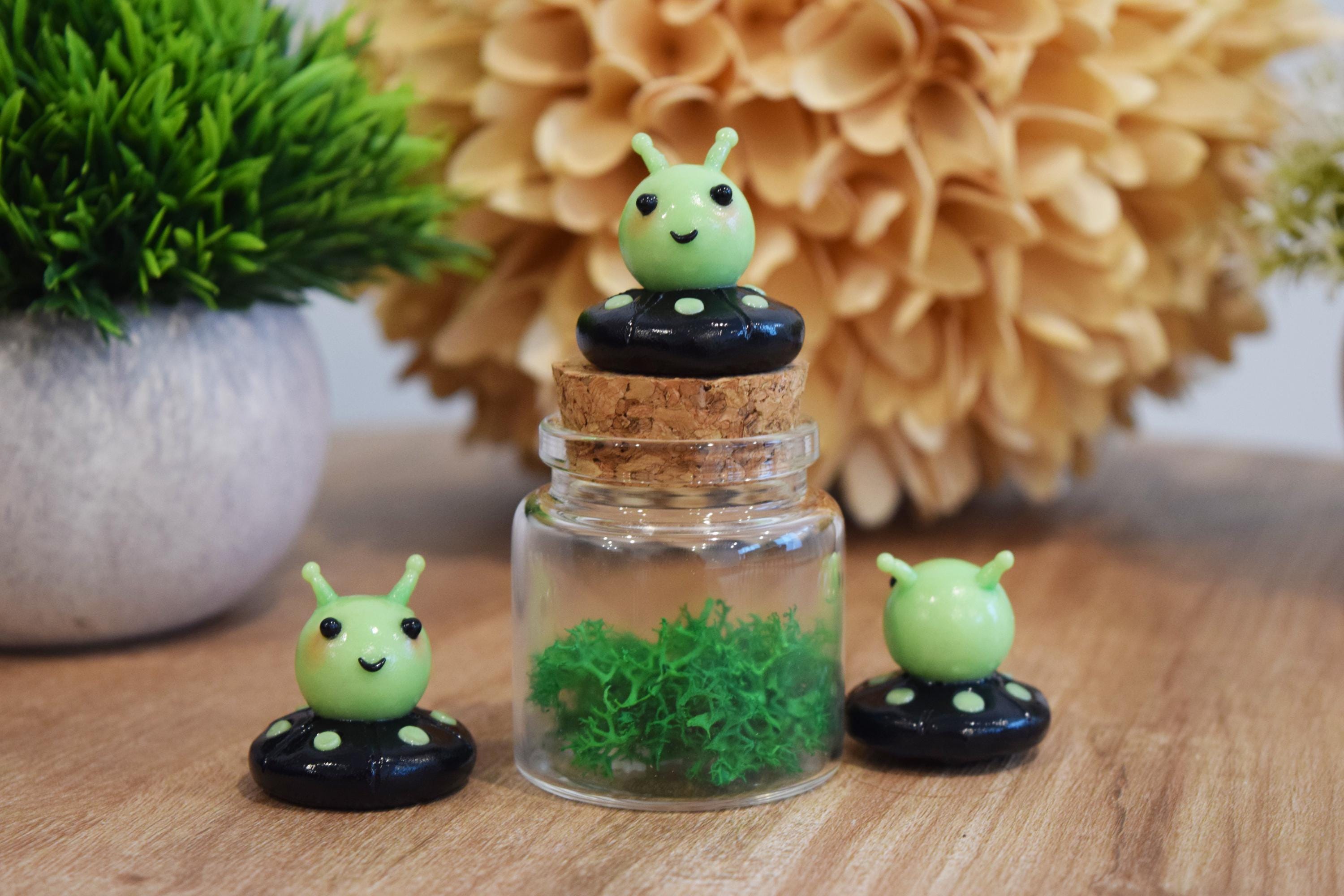 Adopt a Crash Landing Alien Desk Pet, Magic Glow in the Dark Handmade ...