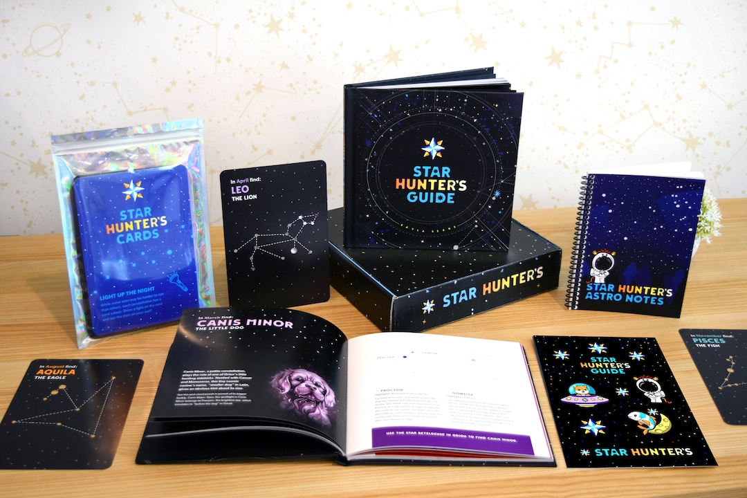 Montessori Constellation Exploration Kit for Stargazing: Star Map Book ...