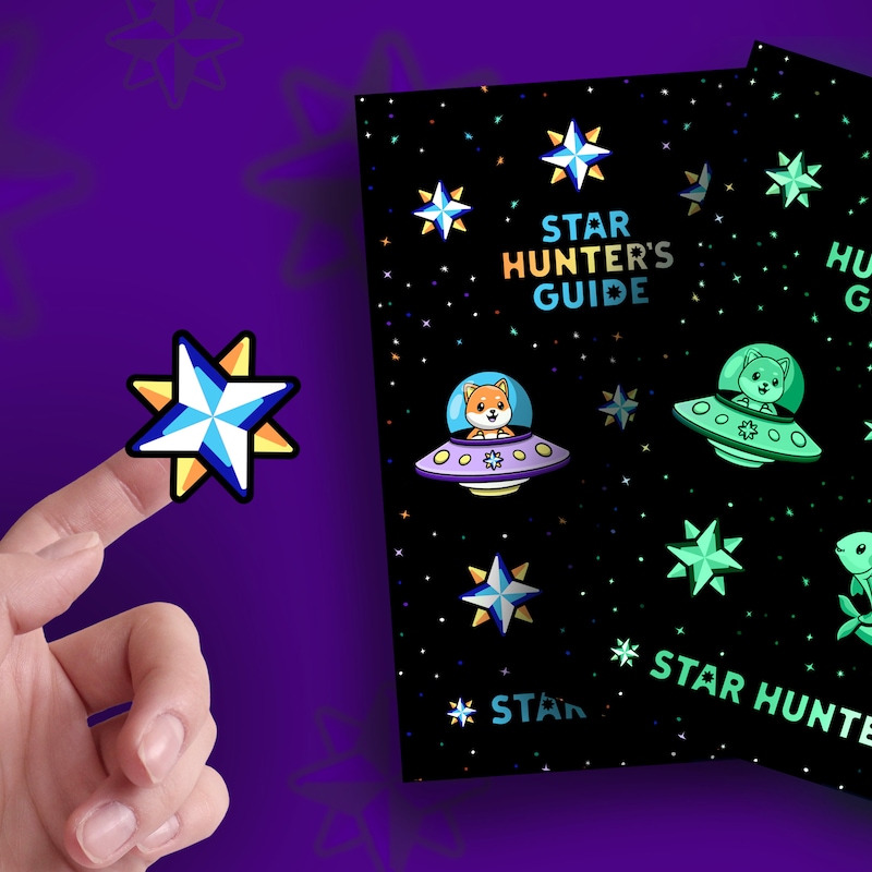 Star Glow in Dark Stickers - Etsy
