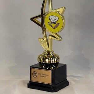 Personalized Cooking Star Trophy: Culinary Competition Award - Etsy