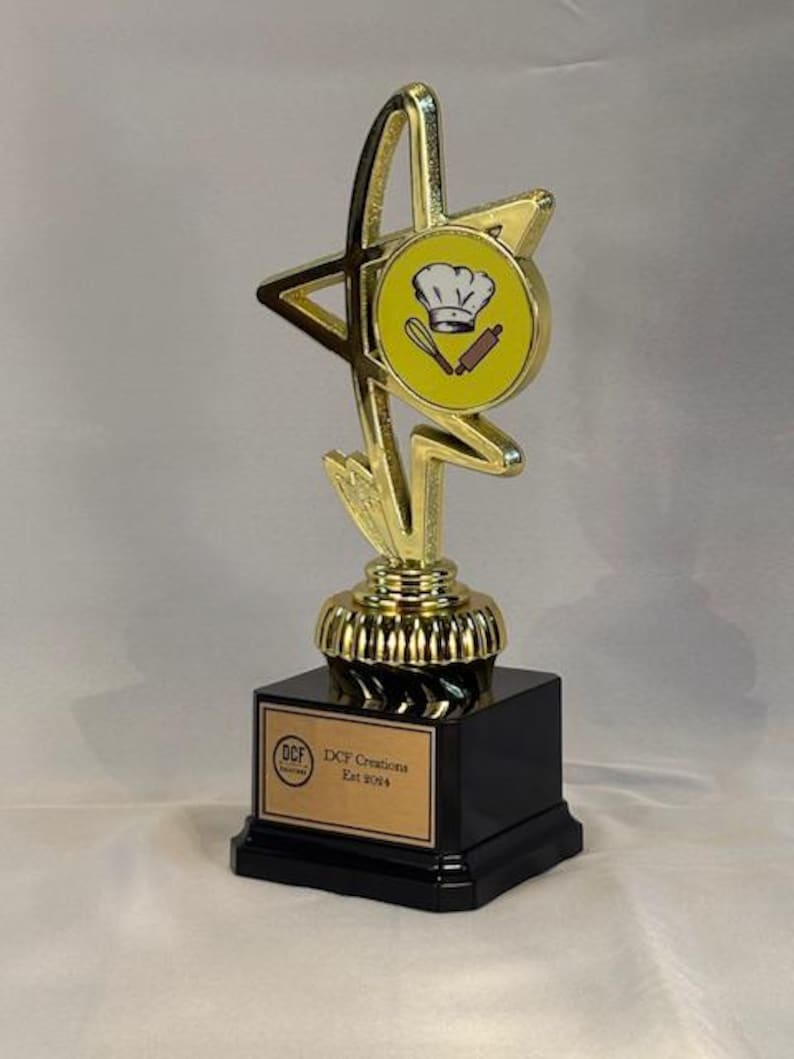 Personalized Cooking Star Trophy: Culinary Competition Award - Etsy