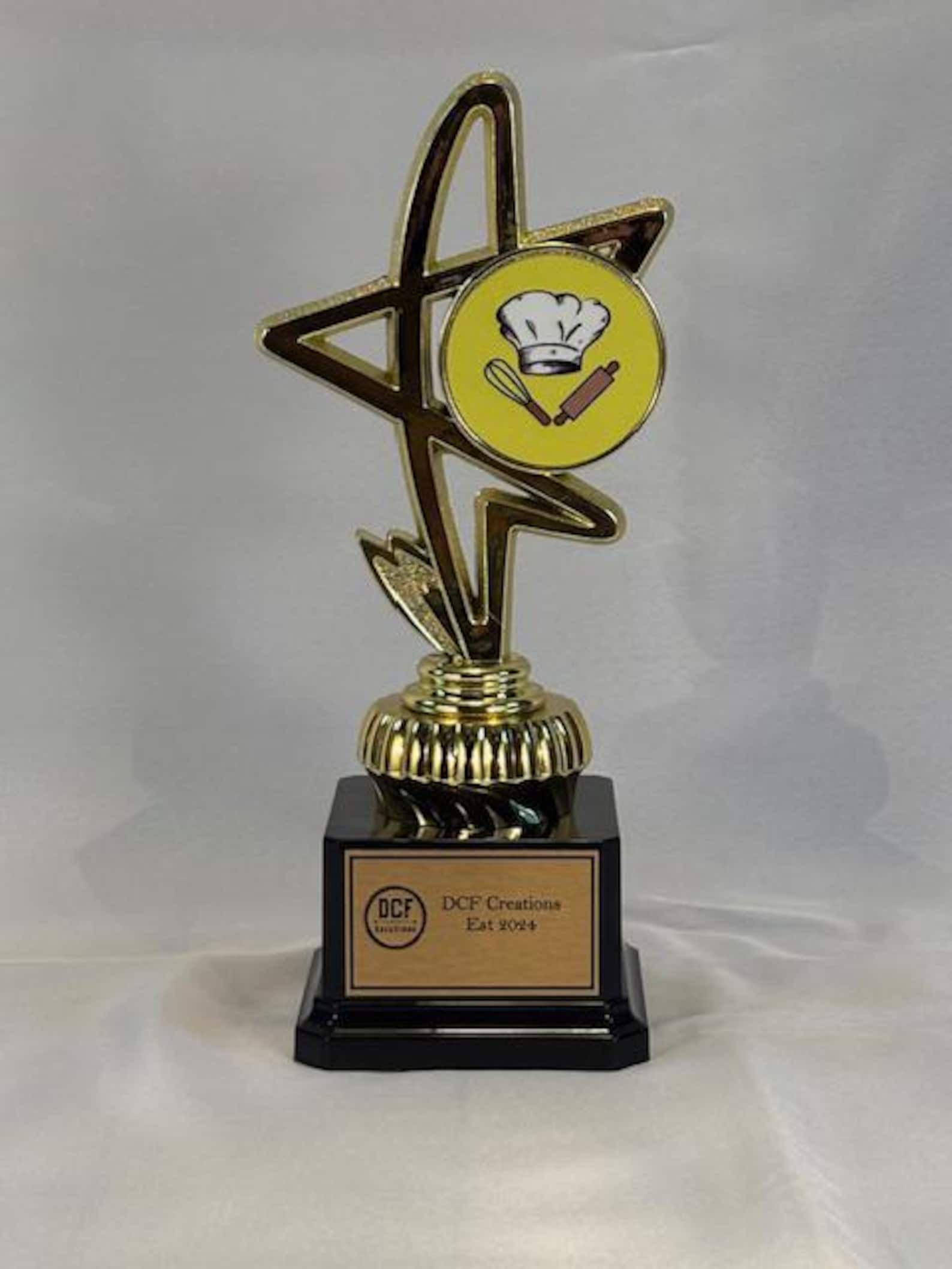 Personalized Cooking Star Trophy: Culinary Competition Award - Etsy