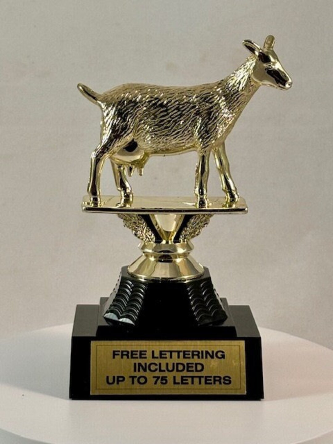 Greatest of All Time goat Trophy is 6 Inches Tall. Dedicating This ...