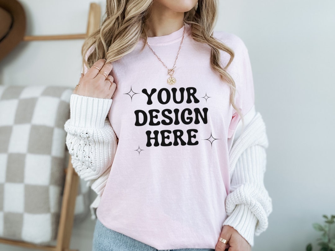 Blossom Comfort Colors 1717 Mockup Comfort Colors Blossom 1717 Mockup ...