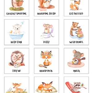 Daily Routine Cards Toddler Routine Chart Daily Rhythm Visual Schedule ...