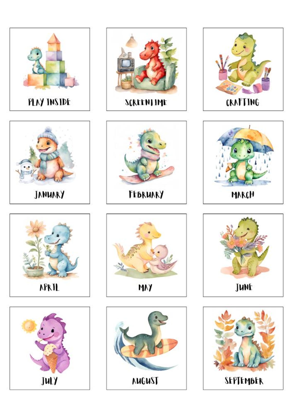 Printable Daily Routine Cards for Kids Visual Routine Cards, Schedule ...
