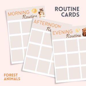 Daily Routine Cards Toddler Routine Chart Daily Rhythm Visual Schedule ...