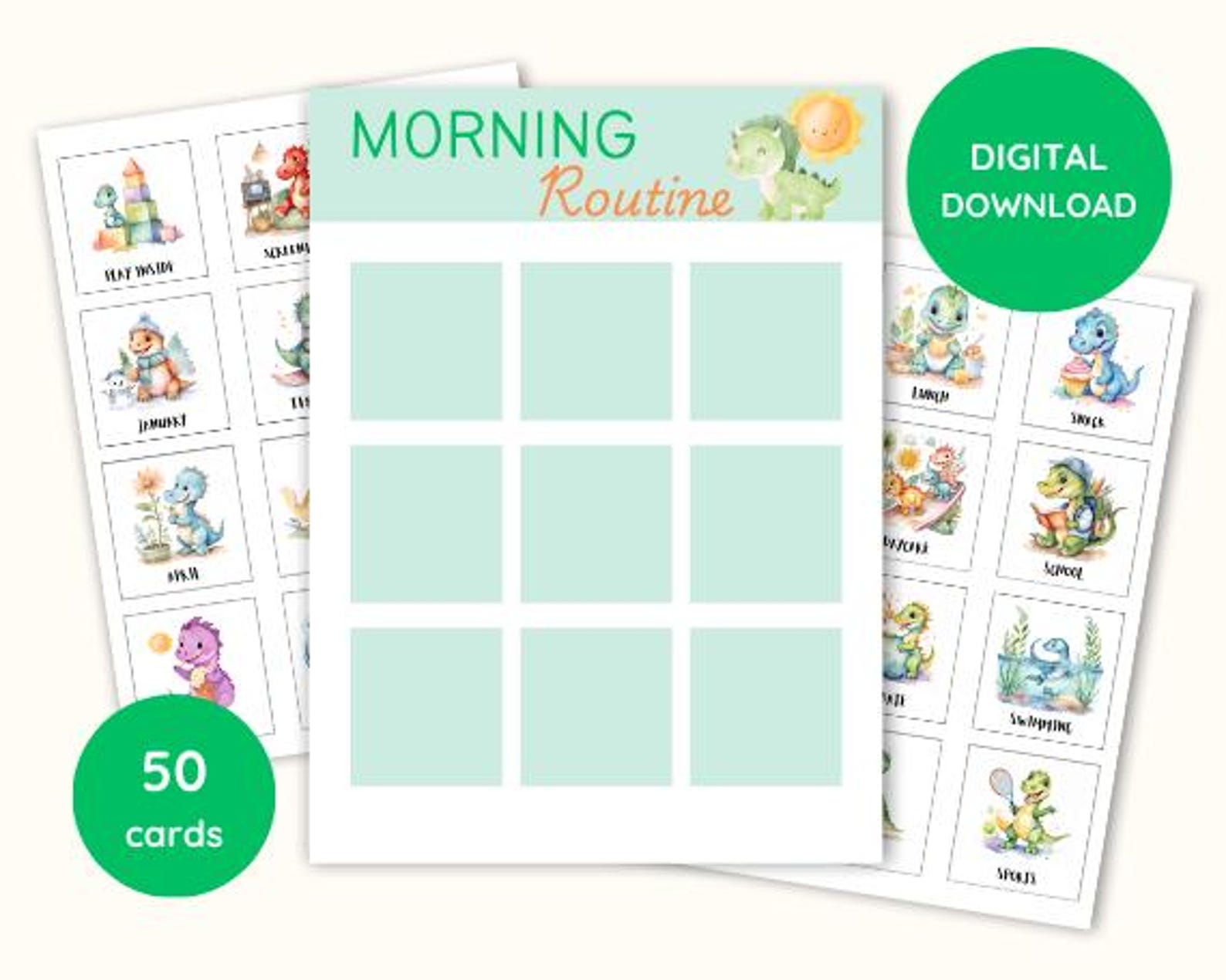 Printable Daily Routine Cards for Kids Visual Routine Cards, Schedule ...