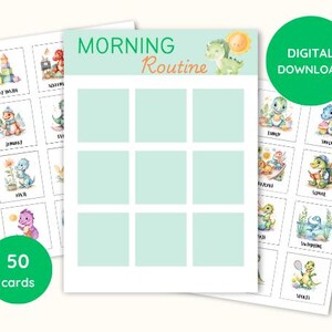 Printable Daily Routine Cards for Kids Visual Routine Cards, Schedule ...