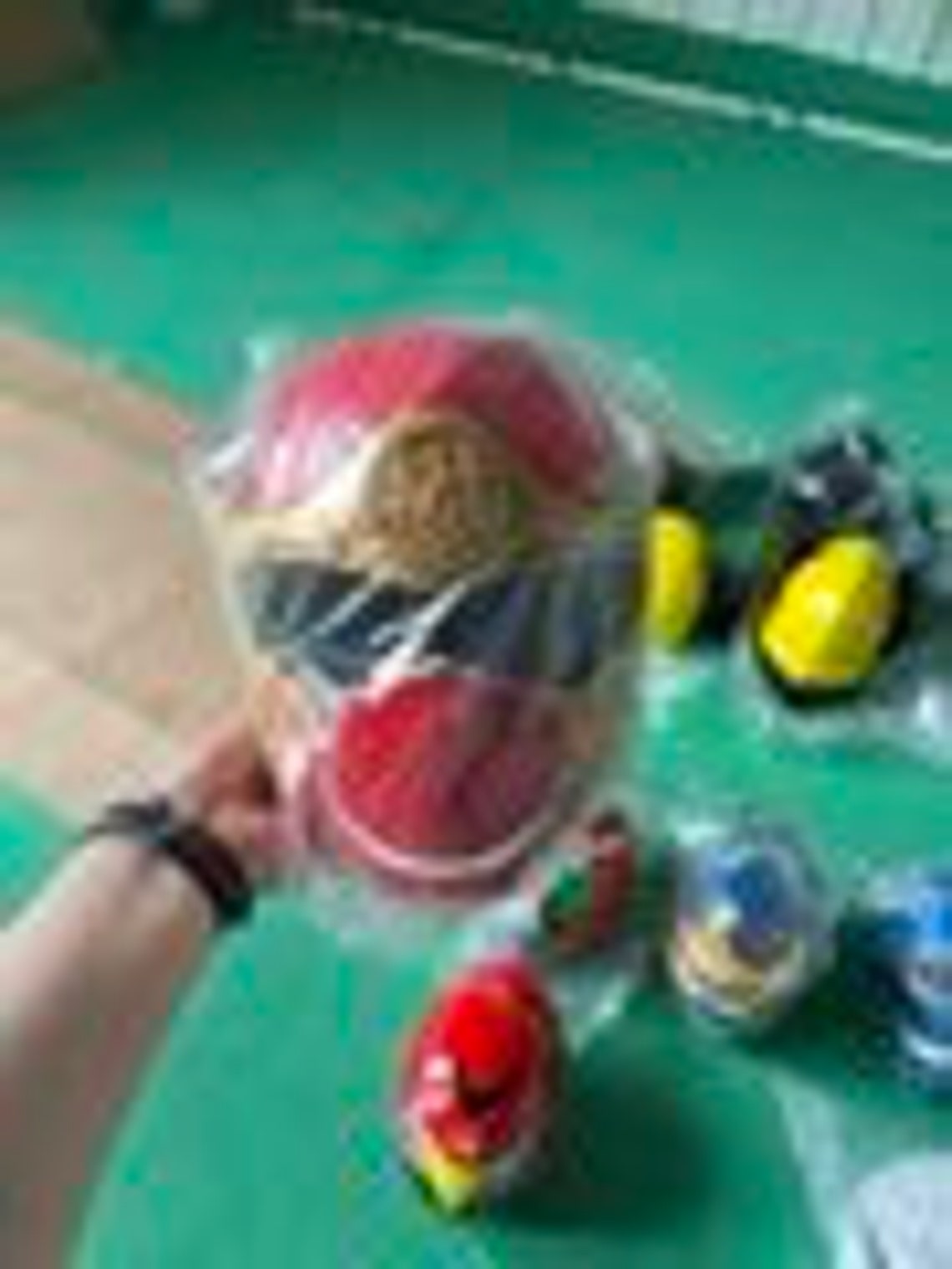 Power Rangers Ninpu Sentai Hurricanger Hurricane Red Cosplay Helmet - Etsy