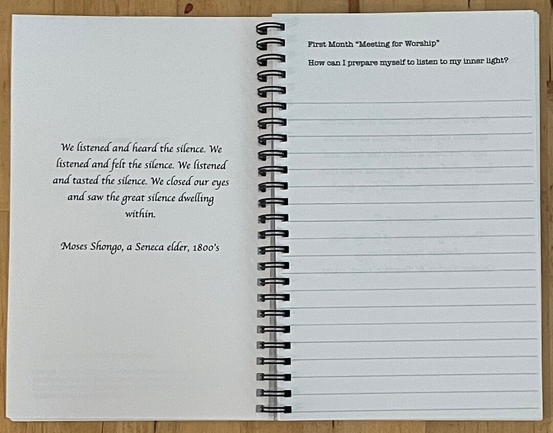 Quaker Queries Spiritual Journal - 150 Pages - Etsy