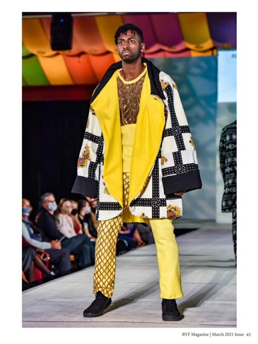 Ray Vincente Heritage Bold Window Pane Ankara Print Flared Trench - Etsy