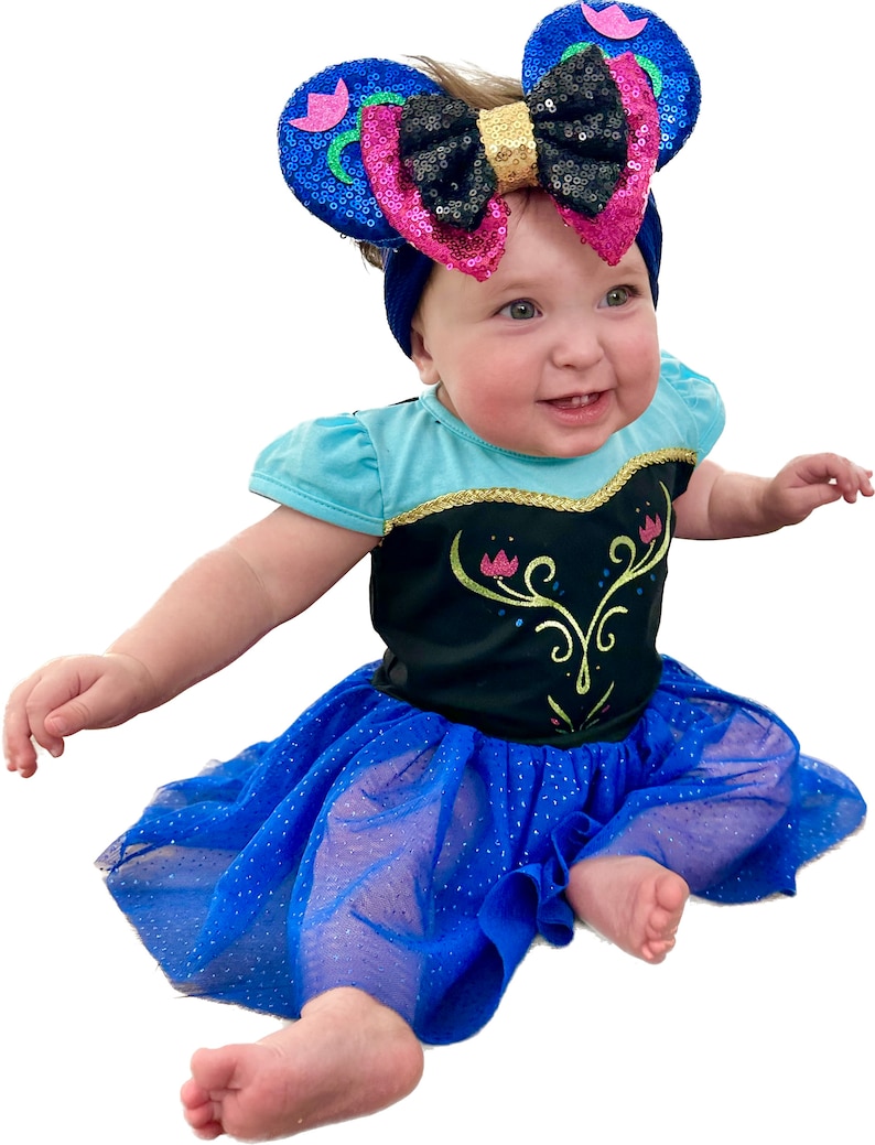 Disneyland Baby Outfit, Princess Anna Costume, Anna Dress, Princess ...