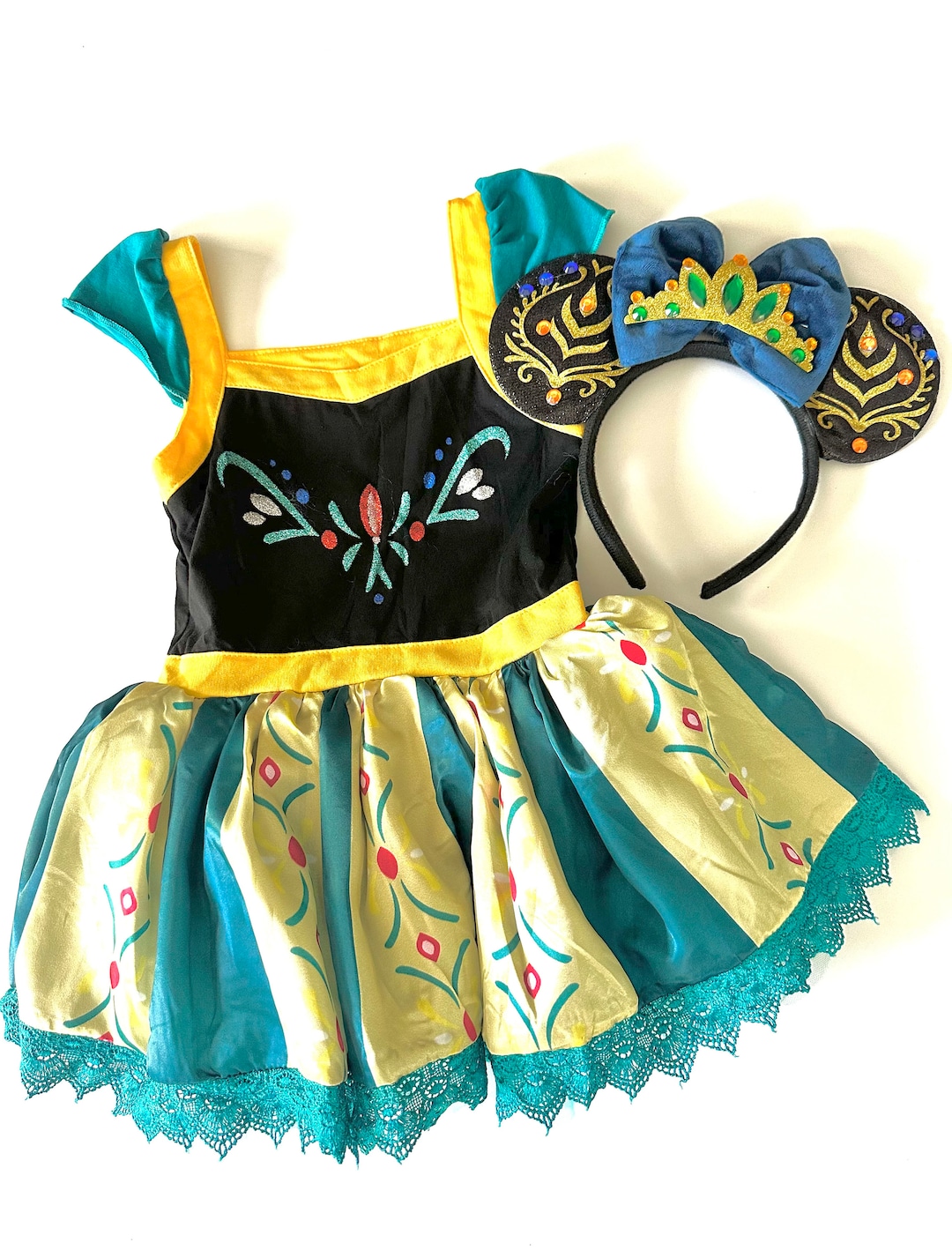 Princess Anna Costume Frozen Anna Dress Princess Anna Dress Disney