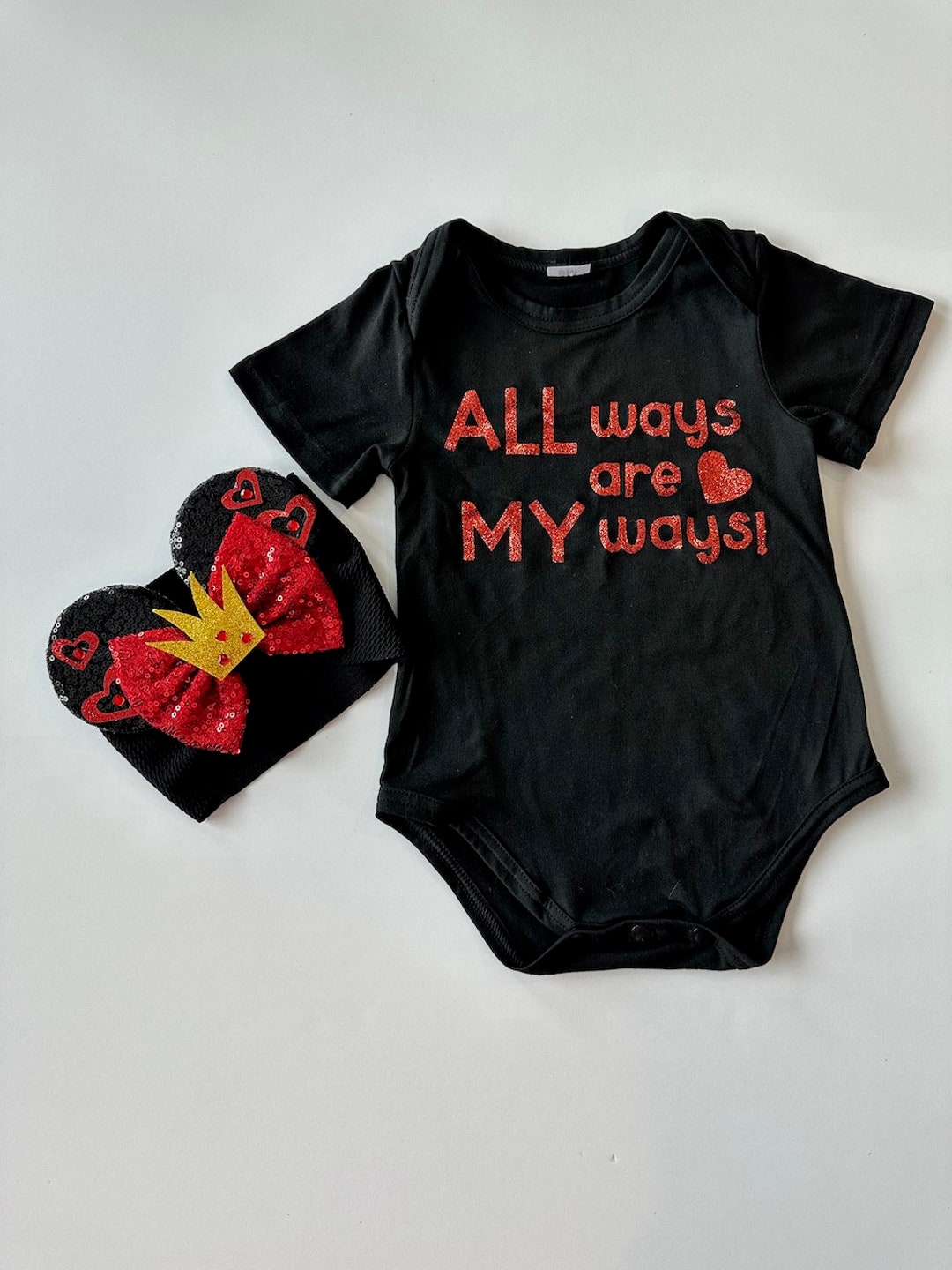 Baby Queen of Hearts Costume, Disney Villains Baby, Baby Villain Outfit ...
