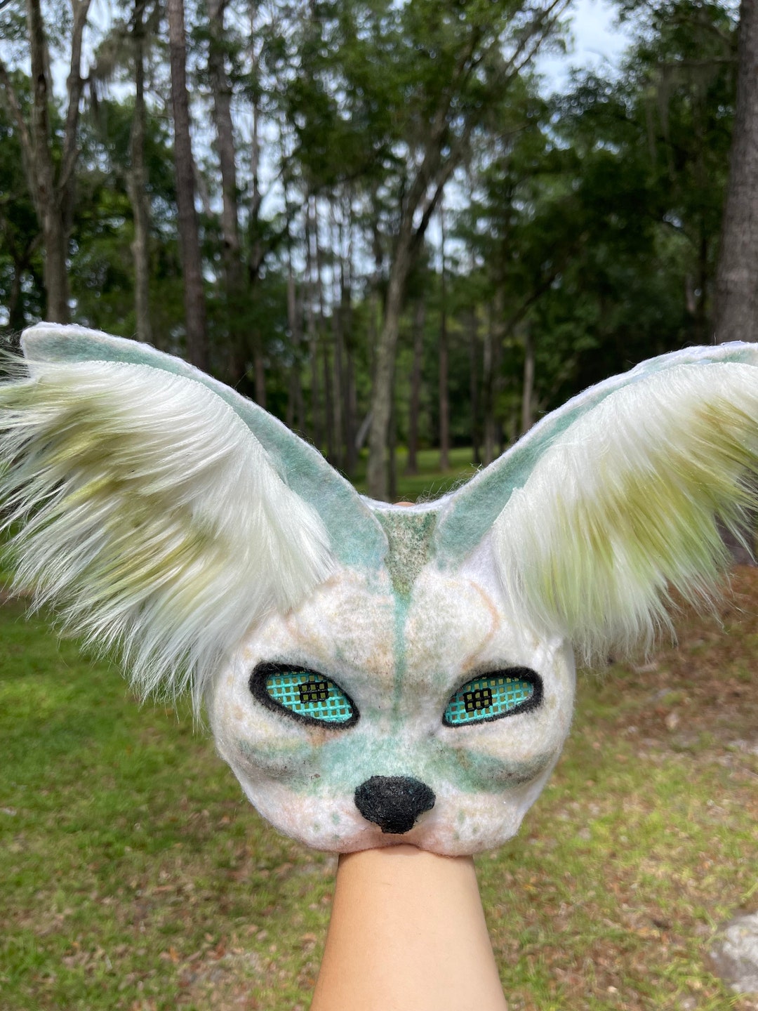 Fennec Fox Therian Mask . Furry Masks, Animal Masks. Unique Custom Made ...