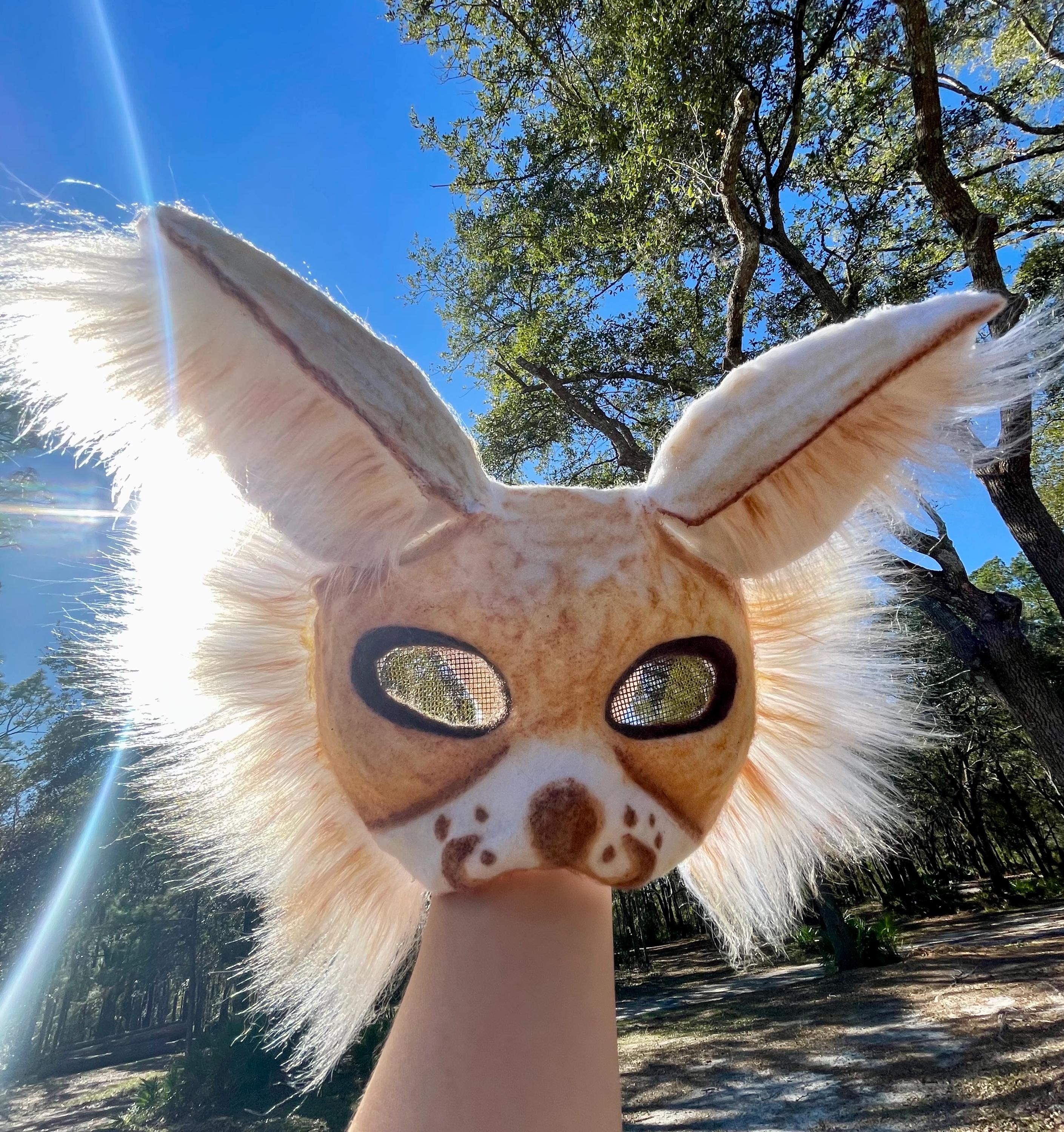 Rare CAT Therian Mask . Fluffy and Furry Masks Hand Painted. Unique ...