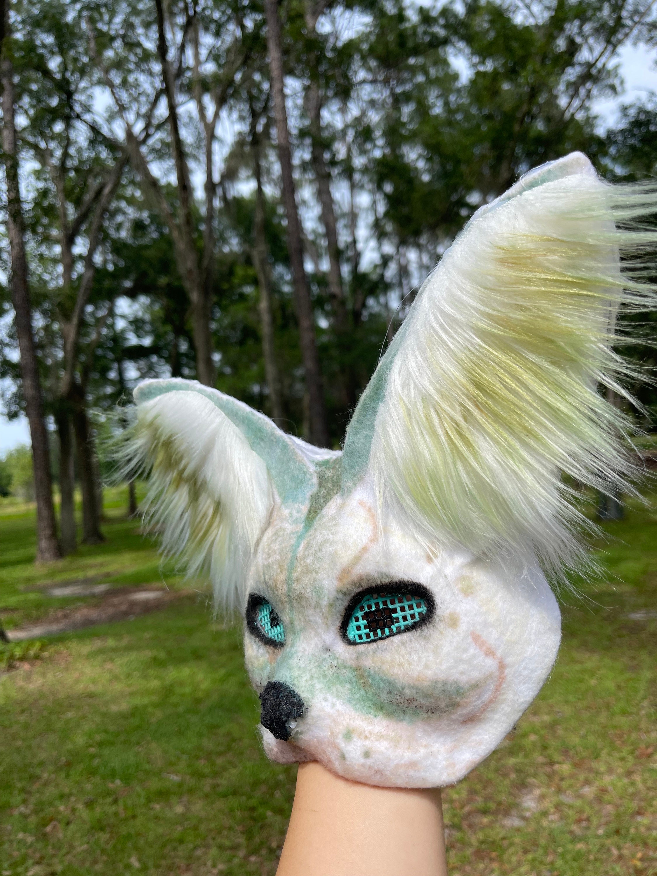 Fennec Fox Therian Mask . Furry Masks, Animal Masks. Unique Custom Made ...